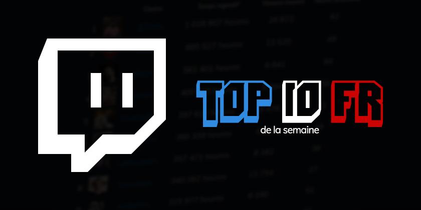 Top 10 des streamers français du 27 avril au 3 mai 2020