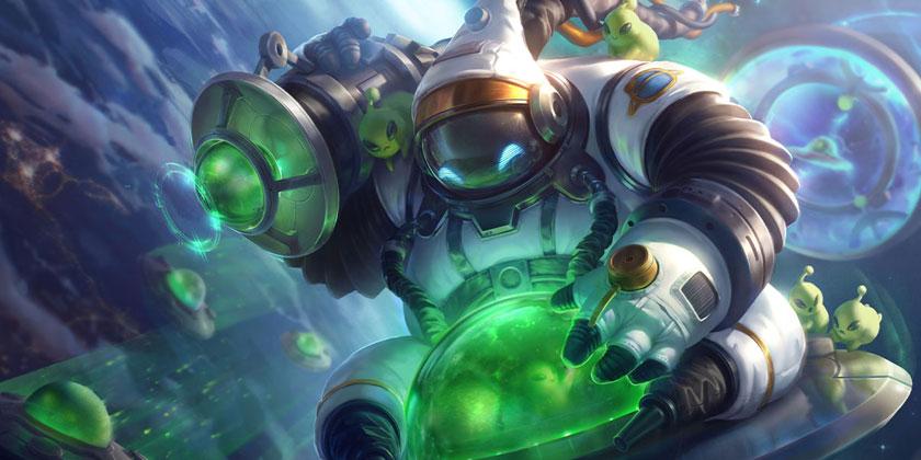 PBE LoL 10.11 : les nouveaux skins Astronaut