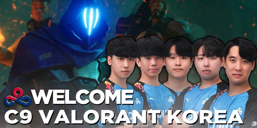 Cloud9 présente son équipe coréenne sur Valorant