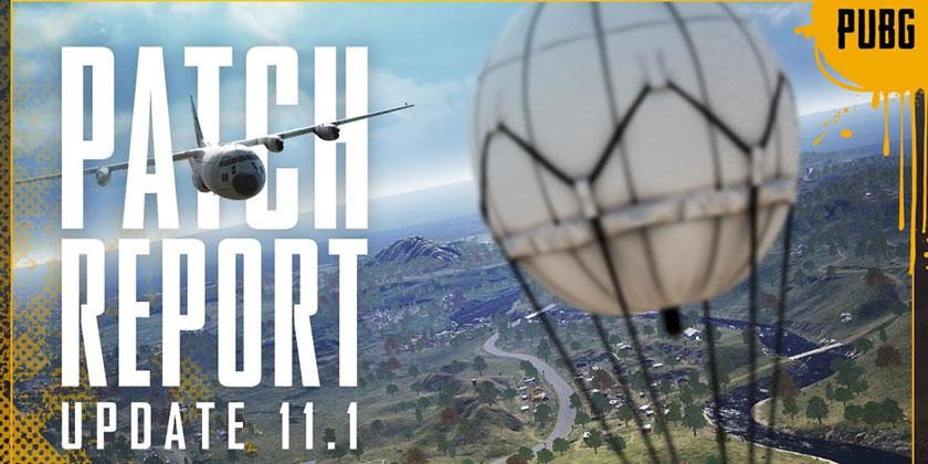 Note de la mise à jour 11.1 sur PUBG, retour de la map Paramo