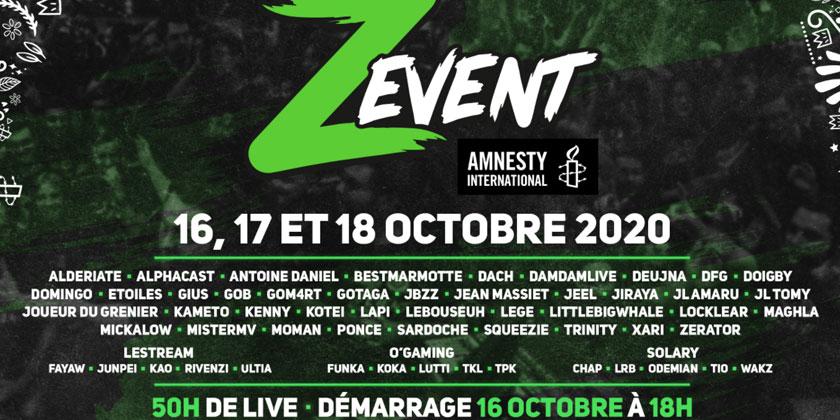 Z Event 2020 : tous les streams