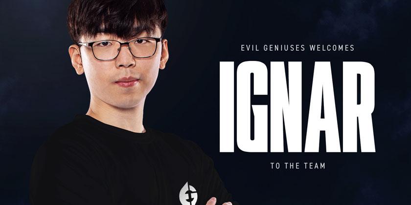 Mercato LoL : Evil Geniuses confirme le recrutement d'IgNar
