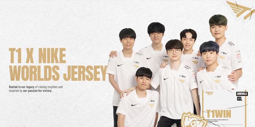 T1 dévoile son maillot trois étoiles pour les Worlds 2021