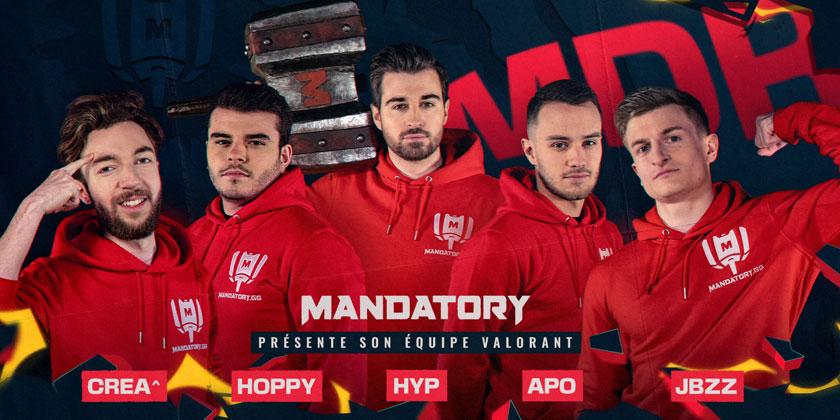 Jbzz annonce son départ de l'équipe Valorant Mandatory