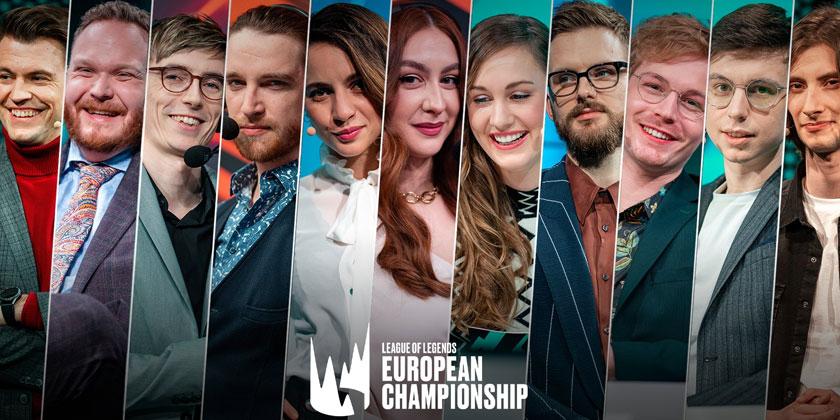 Riot Games présente le On-Air talents du LEC Summer Split 2022