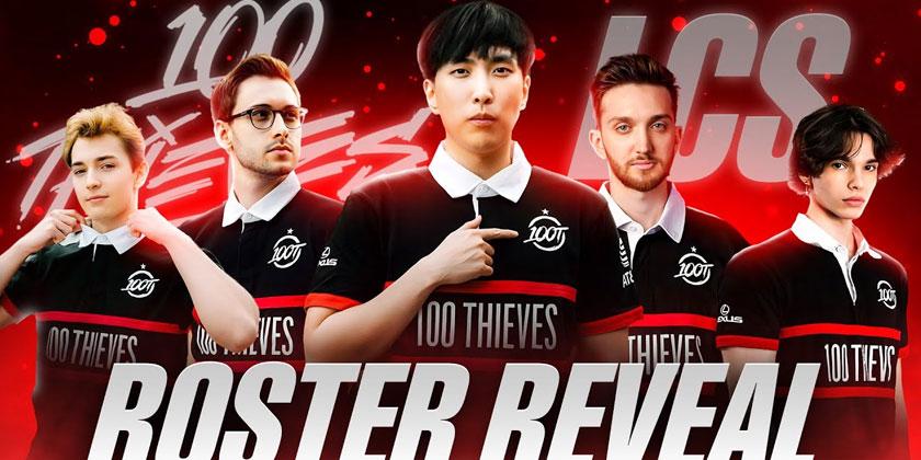 Mercato LoL : 100 Thieves présente son équipe 2023, et confirme le ...