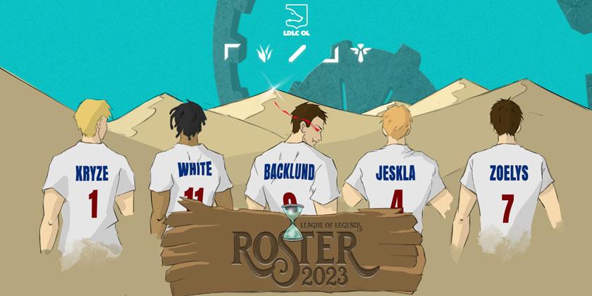 Mercato LoL : LDLC OL dévoile sa nouvelle équipe pour la saison 2023 en LFL