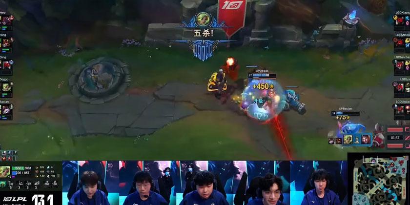 Deux pentakills par deux joueurs différents dans la même game du côté ...