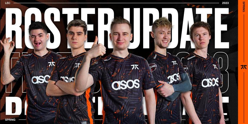 Mercato LoL : Fnatic dévoile la composition de son équipe pour le LEC ...