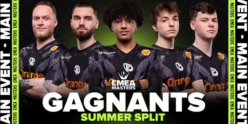 EMEA Masters Summer Split 2023 : un 4e titre pour la Karmine Corp