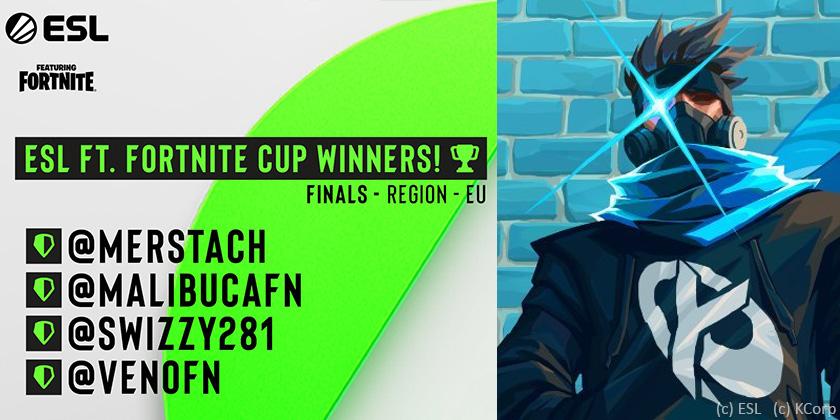 La Karmine Corp remporte son premier tournoi Fortnite