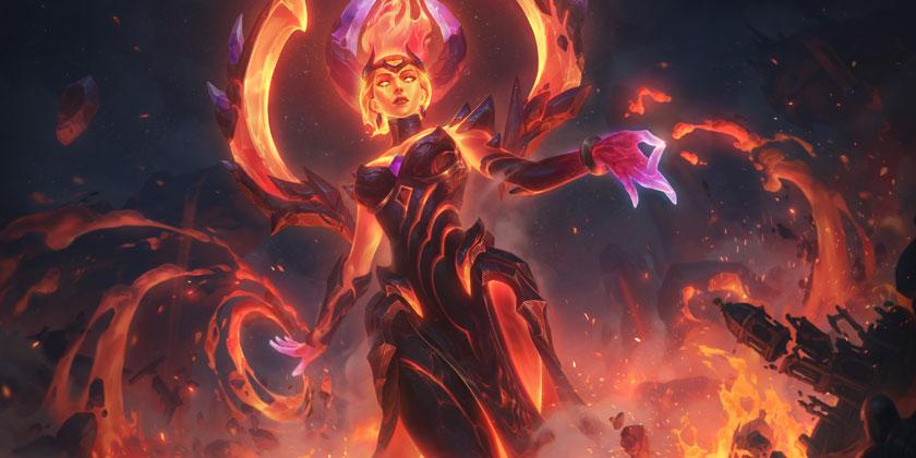 PBE LoL 14.11 : les nouveaux skins sur le thème Infernal