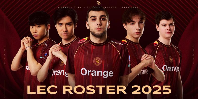 Mercato LoL : la Karmine Corp dévoile son roster pour la saison 2025 du LEC