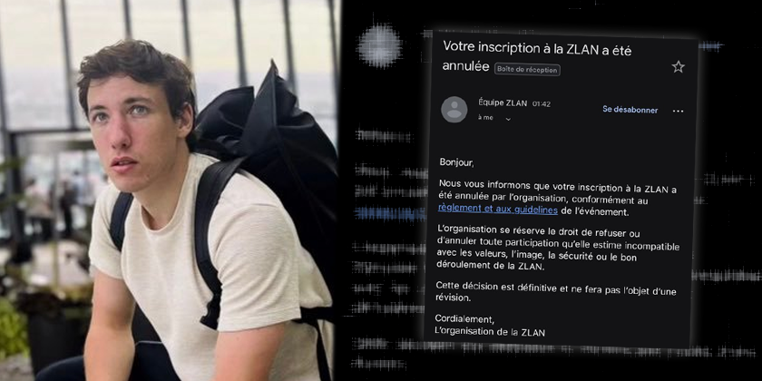 Sardoche a été banni de la ZLAN